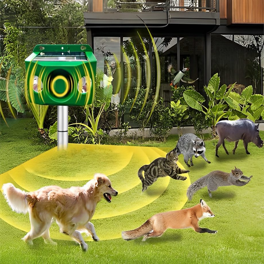 Solar Powered Animal Repellent Light - Usamerica.shop