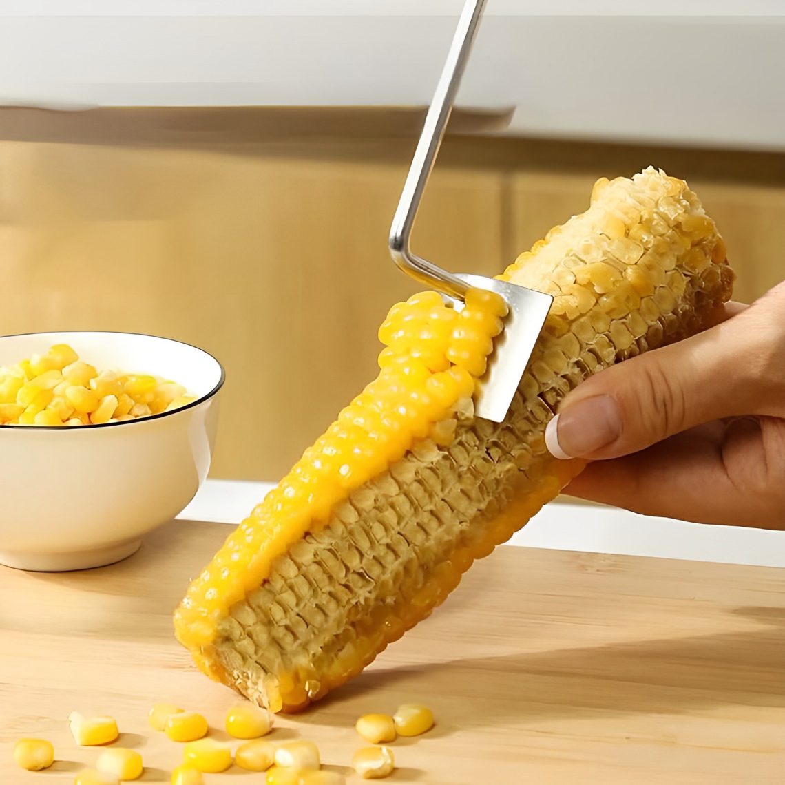 Long Handle Stainless Steel Corn Stripping Tool - Usamerica.shop