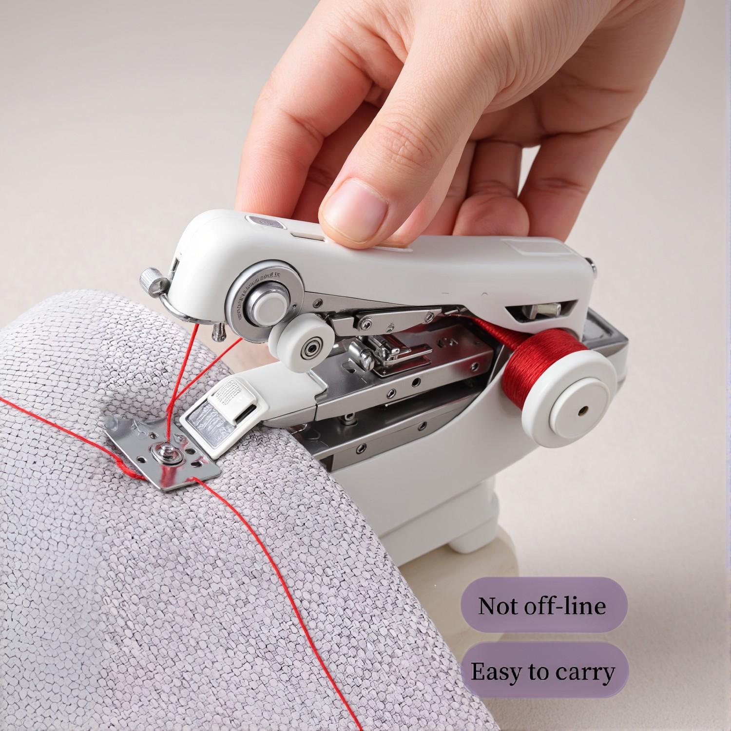Portable Mini Sewing Machine – Handheld Manual Easy Sewing, Home ...