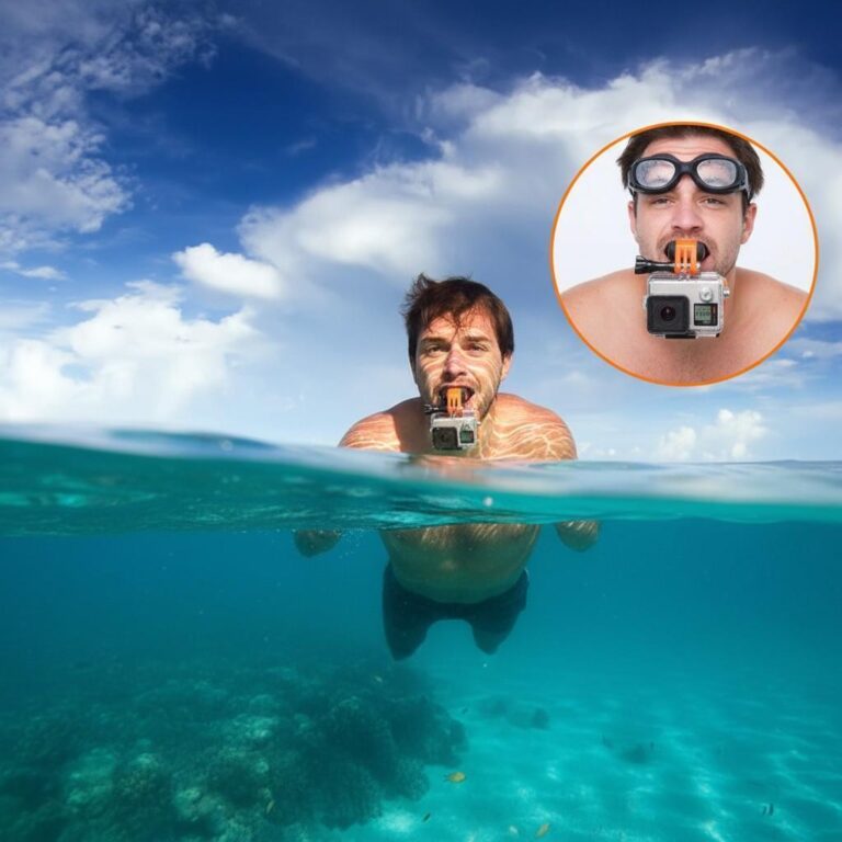 Action 5 Pro Accessories Surf Dummy Mouth Teeth Braces Holder Mount Kit ...